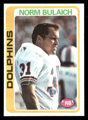 Norm Bulaich 1978 Topps Card #368 Miami Dolphins | eBay
