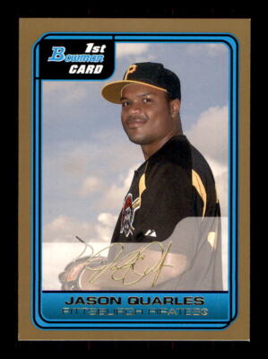2006 Baseball Bowman Jason Quarles Pittsburgh Pirates #B13 Gold | eBay