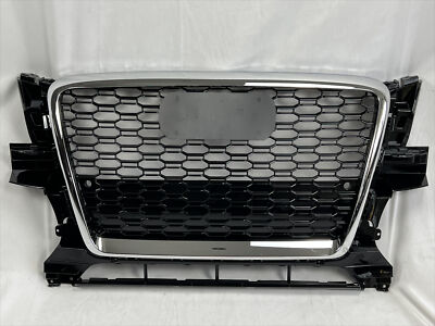 For 2009 -2012 Audi Q5 8R SQ5 RSQ5 Front bumper black mesh Grill Grille ...