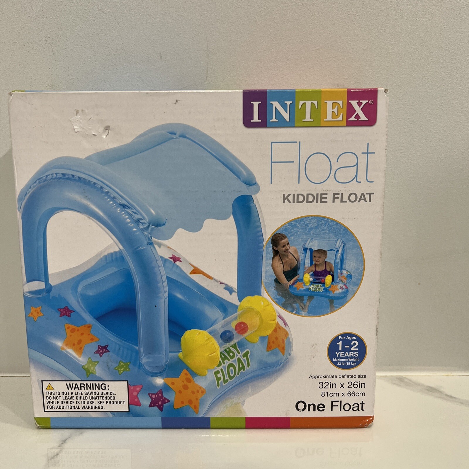 Intex My Baby Float Inflatable Swimming Pool Kiddie Tube Raft | eBay