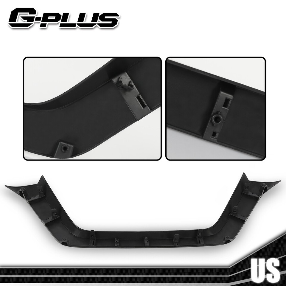 Front Bumper Grille Black Trim Molding Fit For 2017-2020 Nissan Rogue ...