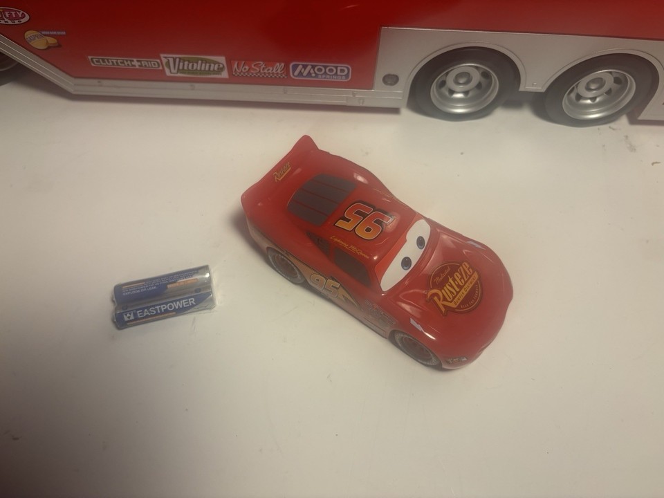 Disney Cars 15” LCD TV Mack Truck + Remote, Works | eBay