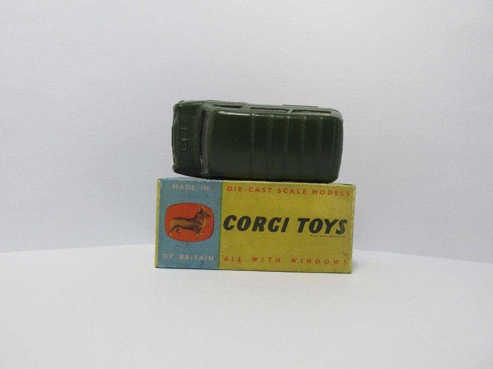 Corgi Toys 414 Bedford Military Ambulance With Original Box.Lovely.UK ...