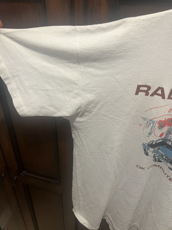 Vintage 1997 Radiohead Ok Computer Tour Concert Merch Shirt Size XL ...