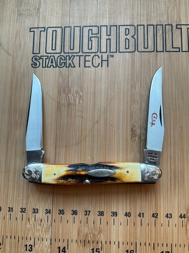 TVC6755 Vintage Case Stag 2 Dot 1978 Red Letter Muskrat w/ Scrolled ...