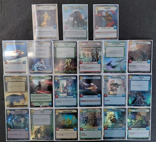 Star Wars Unlimited 21 Hyperspace Foil Lot Traitorous Ezra Walker ...