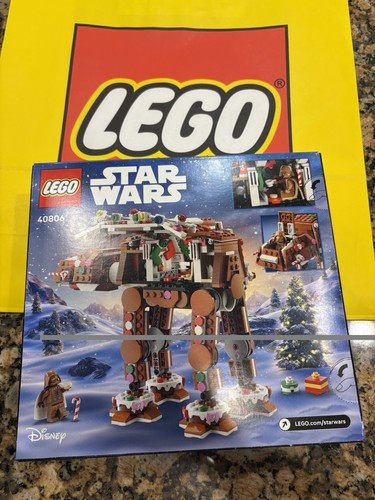 LEGO 40806 Gingerbread AT-AT Walker (Darth Vader Gingerbread Minifigure ...