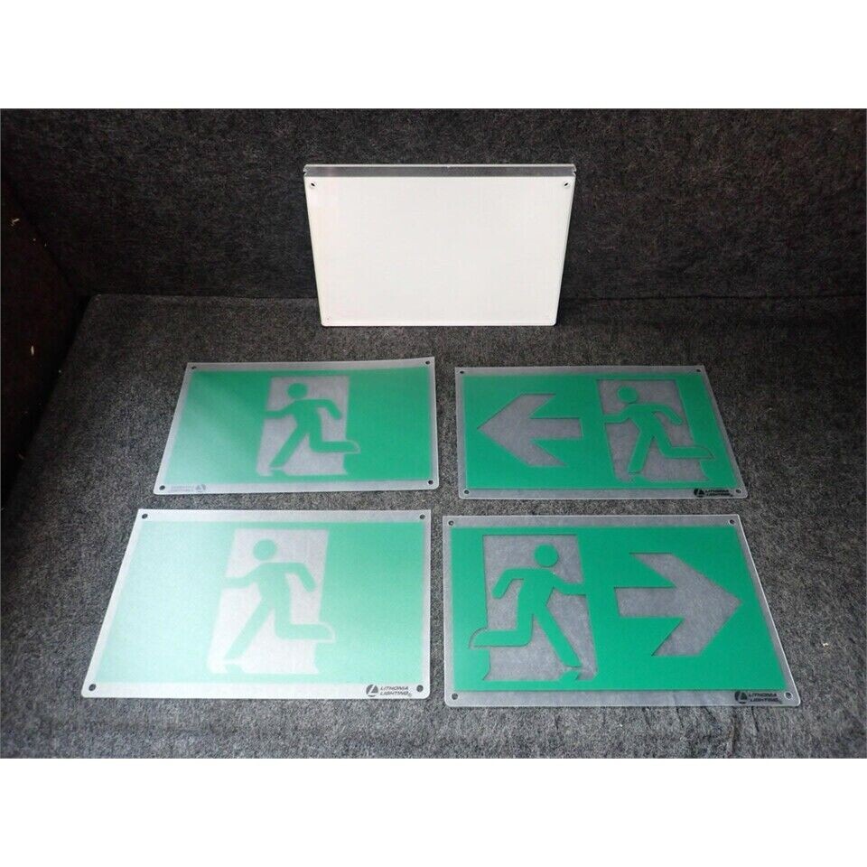 Lithonia Lighting EDGRM W EL M6 Edge-Lit LED Running Man Sign 120 ...