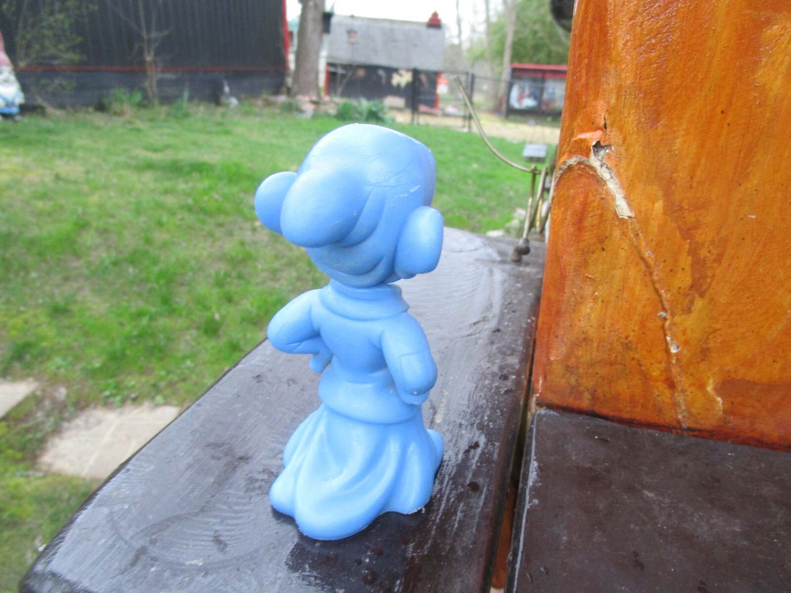 Louis Marx Walt Disney Green Goofy Blue Dopey Dwarf Plastic Figures ...