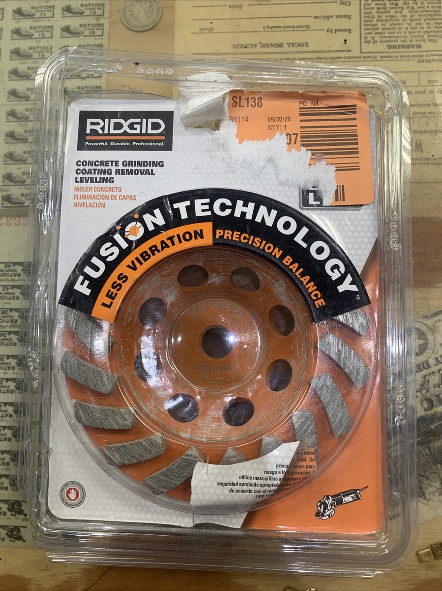 RIDGID 7 DIAMOND Cup Grinding Wheel 12 Segments PicClick, 56% OFF