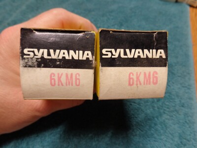 Matched Pair Sylvania 6JU6/6KM6/6JF6 Beam Power Pentode Vacuum Tube | eBay