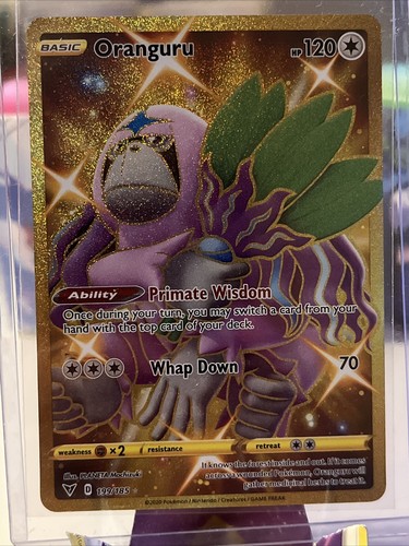Oranguru - 199/185 - Vivid Voltage - Ultra Rare - Pokemon TCG Card - NM ...