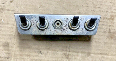 Original Period 4 x Switches & socket on Mounting Bracket,Classic car ...