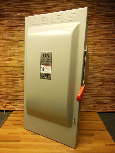 Siemens HF364 safety switch electrical enclosure EMPTY can | eBay