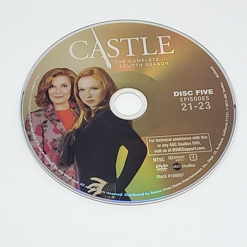 Castle Season 4 Four DVD Replacement Disc 5 | eBay