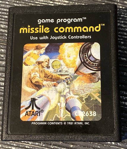 Missile Command Atari 2600 Game Cartridge - Tested & Working | eBay