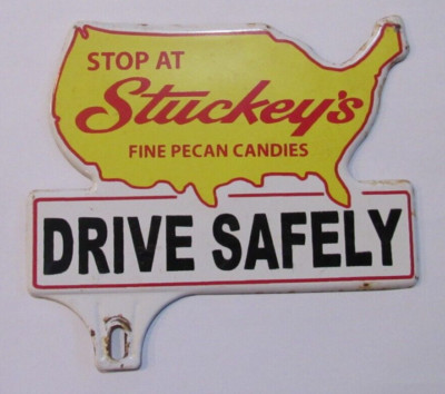 Stop at Stuckey's Fine Pecan Candies Drive Safely Metal License Plate ...