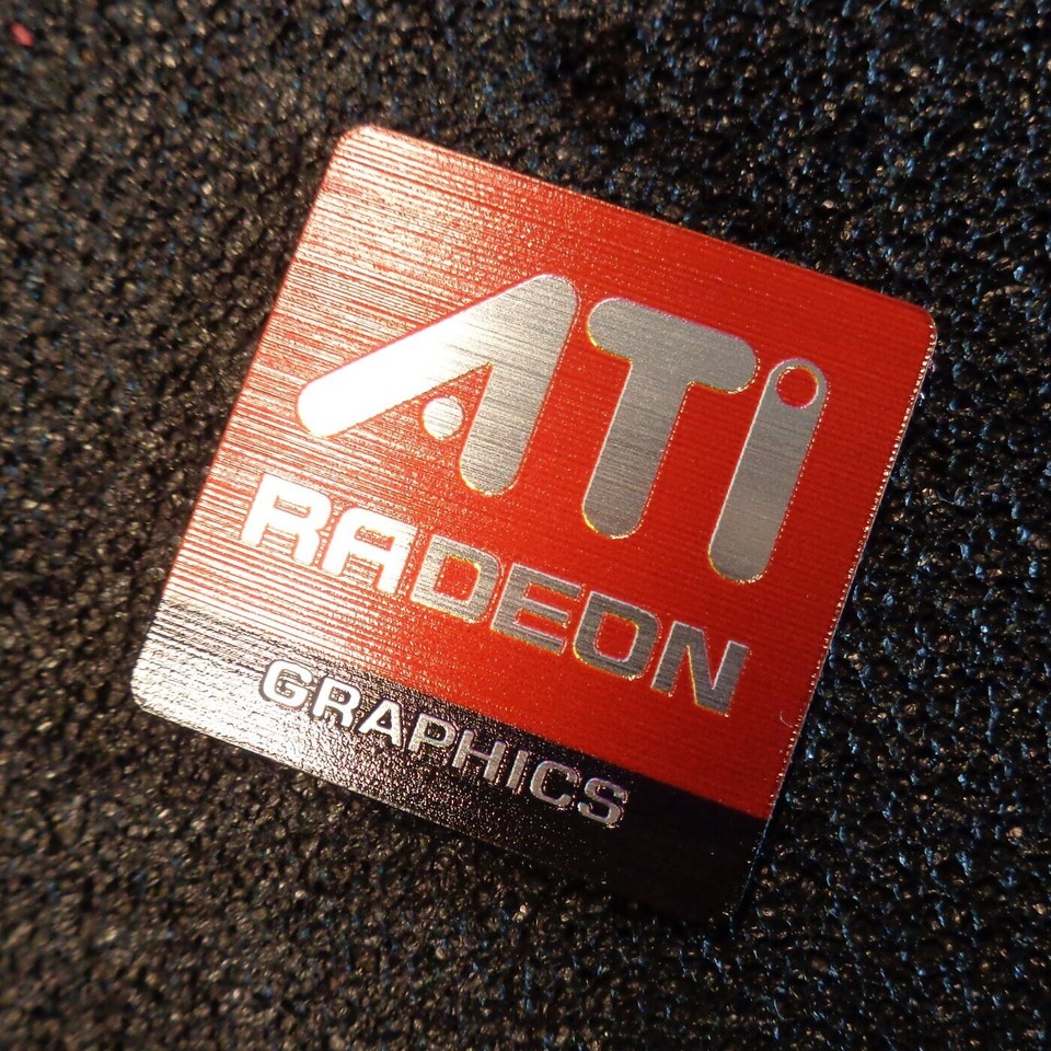 ATI Radeon Retro PC Logo Label Decal Case Sticker Badge [498] | eBay