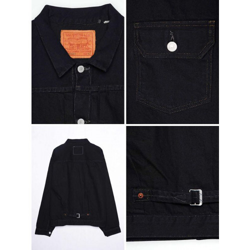 [Unused] Levi's LVC 1st Trucker 506XX Denim Jacket Black, Size:42 LTD ...
