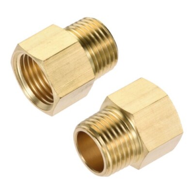 ALL UNF MALE THREAD to ALL FEMALE THREAD BRASS SUMP PLUG ADAPTOR GAUGE ...