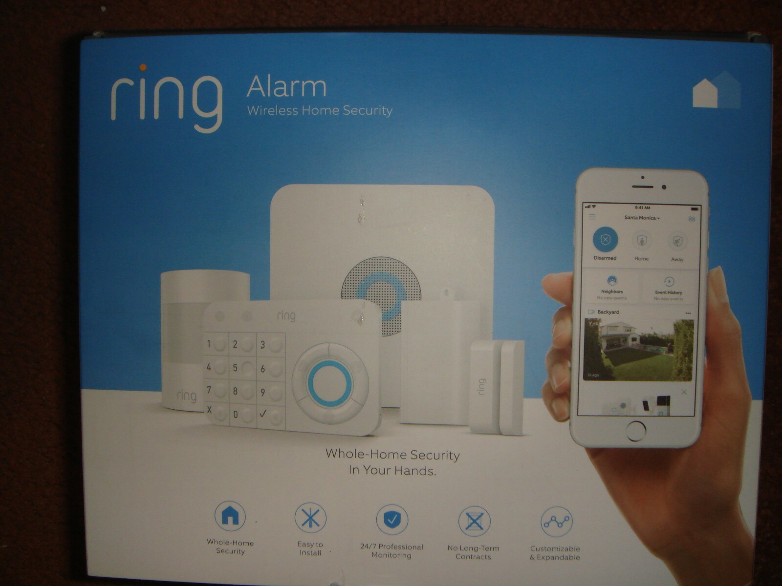 Ring Alarm Home Security 5-piece kit-Works with Alexa- BRAND NEW IN BOX ...
