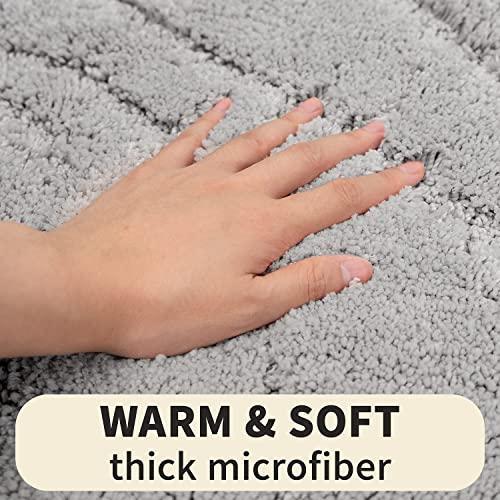 DEXDE Bathroom Rugs Runner 24 x 60 Inch, Extra Long Bathroom Rug Non ...