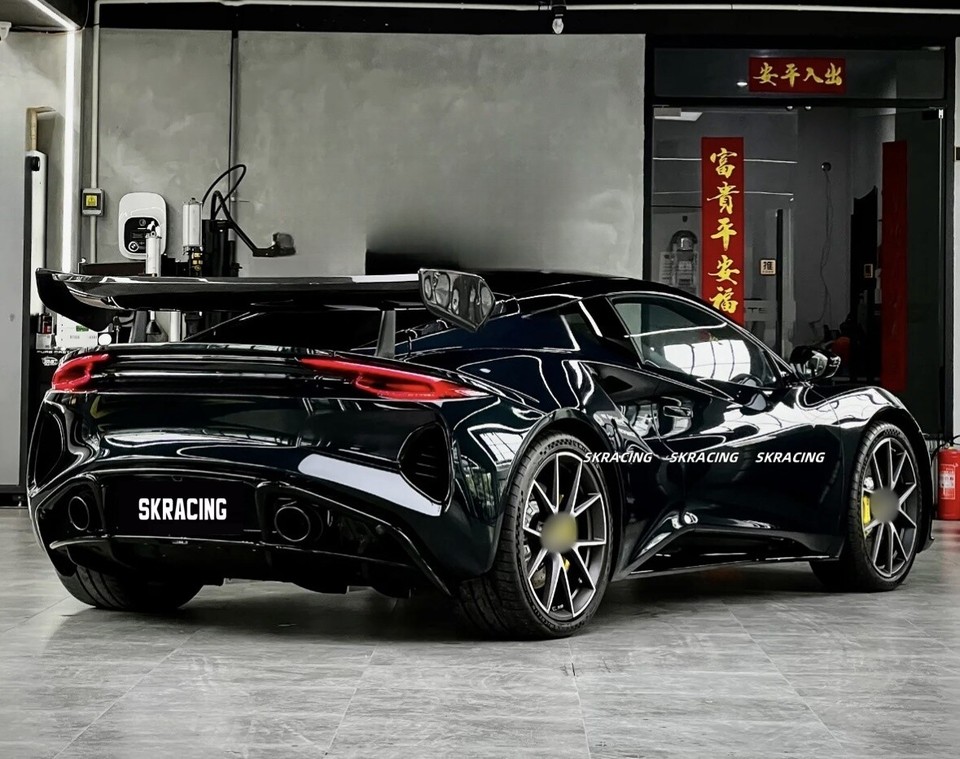For 2023-2024 Lotus Emira Dry Carbon Fiber GT4 Style Rear Trunk Lip ...