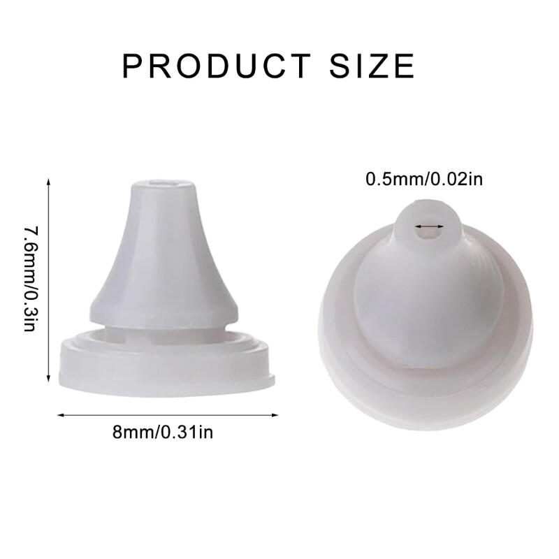 50Pcs Silicone Shower Nozzle Round Tip Shower Head Replacement Nozzles ...