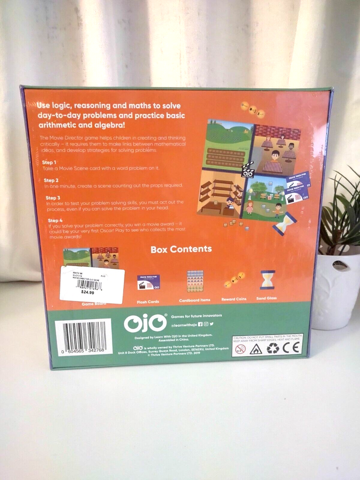 OjO - Movie Director Math Board Game For Future Innovators (NEW ...