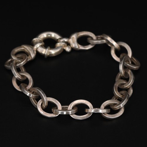 Sterling Silver - 10mm Chunky Cable Chain 7" Bracelet - 12.5g | eBay