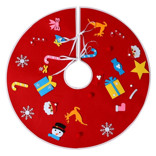 1pc Christmas Tree Dress Felt Cloth Dress Christmas Ornament Xmas Decor ...