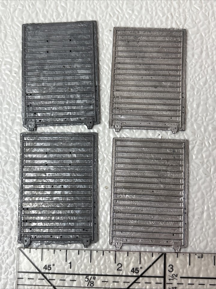 O Scale Diecast 2 Pair 6ft Freight Car Doors Model Train Model Railroad ...