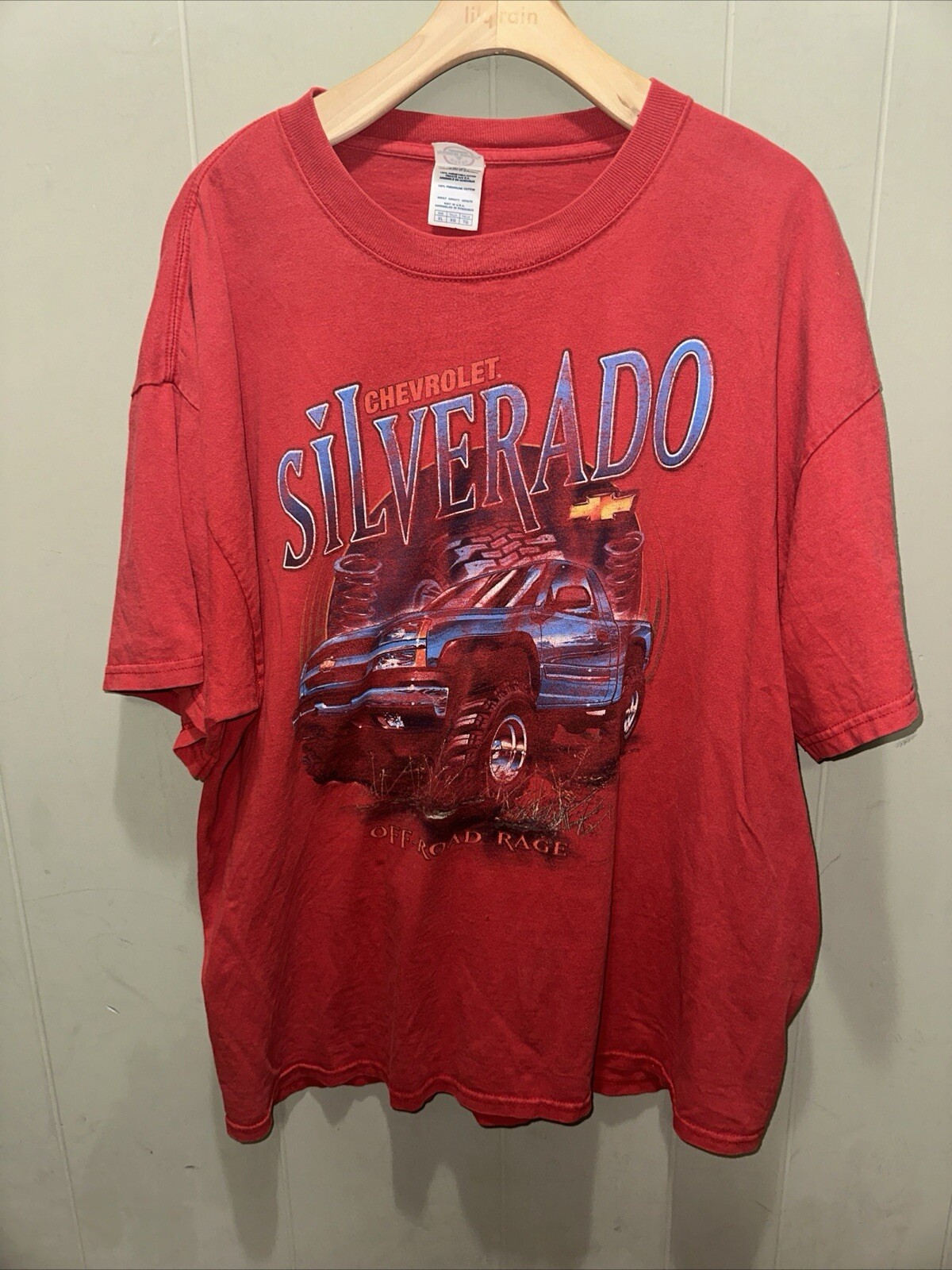 Vintage Chevy Silverado Off Road Rage Men’s Shirt Sz … - Gem
