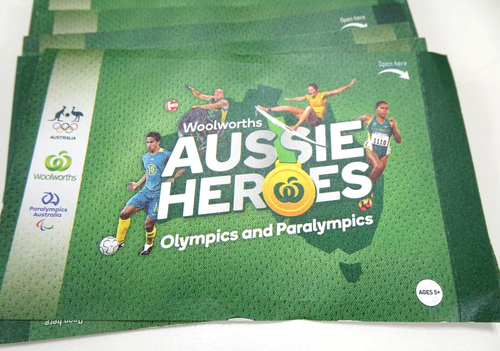 Aussie Hero Olympics and Paralympic Woolworth Collector Stickers | eBay