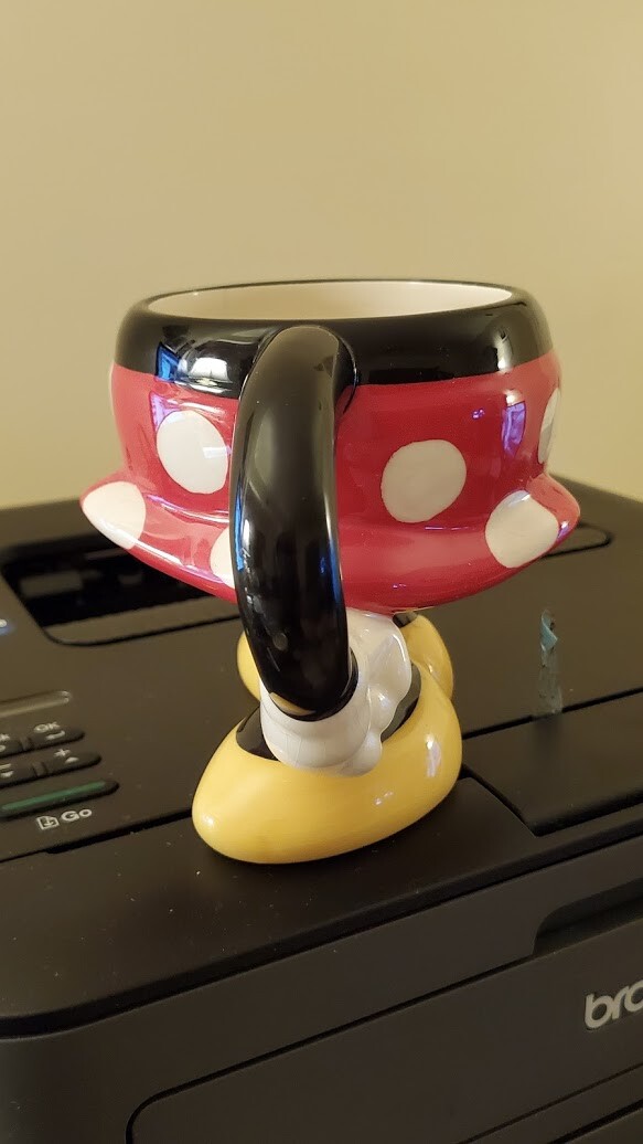 Disney Parks Minnie Mouse Bottom Pants Legs Mug | eBay