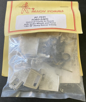 Alloy Forms AF-7031 1:87 Ford LNT Tractor & Chassis CRV-18 Rescue Unit ...
