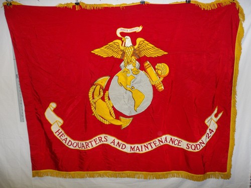 flag1427 USMC Vietnam HQ Headquarters Maintenance SqDn 24 Squadron Flag ...