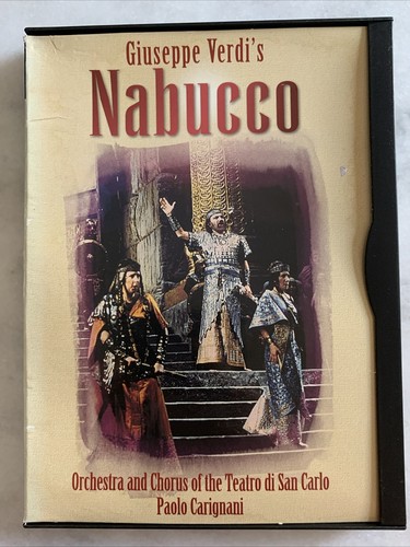 Giuseppe Verdi - Nabucco (DVD, DVD 1998) Opera, Italian W/ English ...