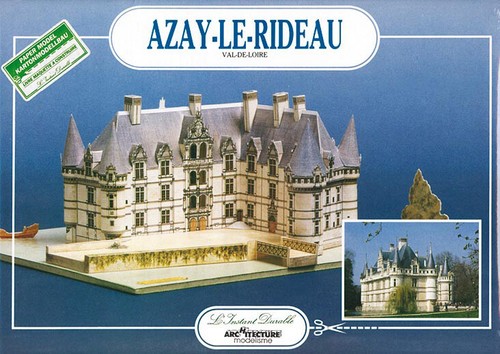 Kartonmodell Schloss Azay-le-Rideau 1:250 L'Instant Durable | eBay
