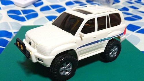 Tamiya Mini 4Wd Toyota Land Cruiser White Minicar Plastic Model Retro ...