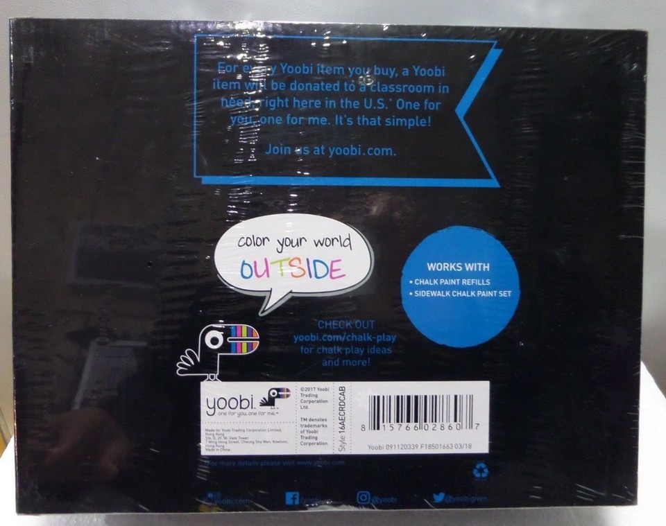 Yoobi 10 Pack Emoji Chalk Paint Stamps | eBay