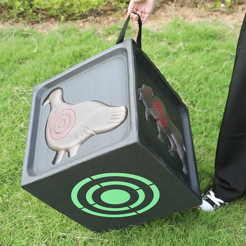 6 Side Archery Targets 3D Animal Cube Foam Block 42cm Bow Arrow ...
