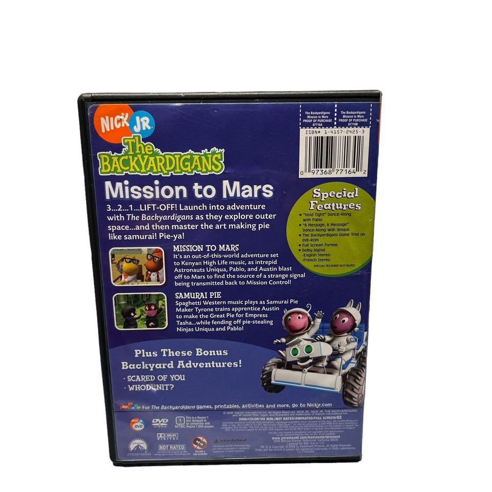 The Backyardigans - Mission to Mars - DVD D10 97368771642 | eBay
