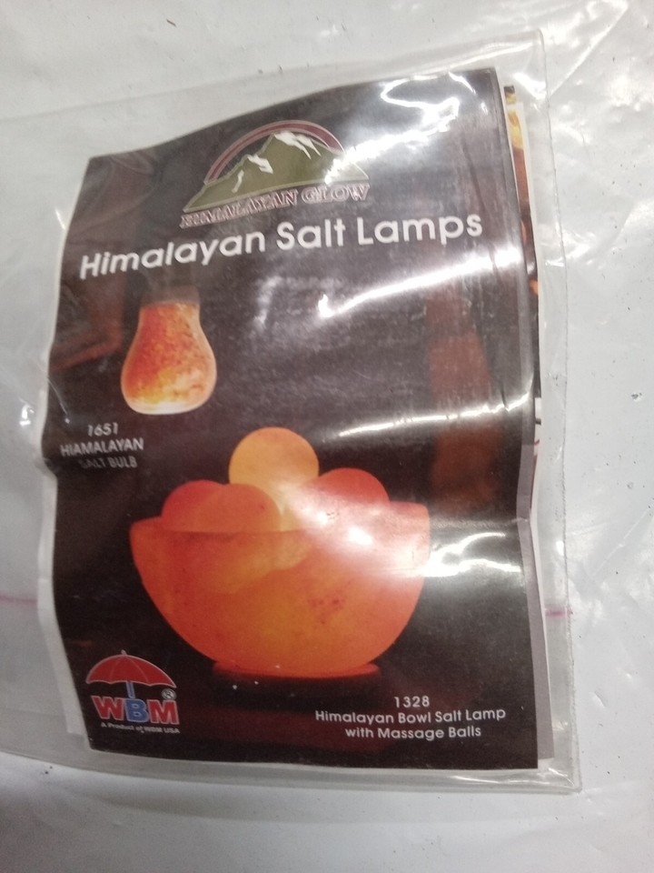 HIMALAYAN GLOW Natural Salt Lamp (ORANGE) | eBay
