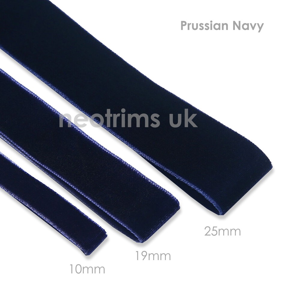 Velvet Ribbon Velour Trim Luxury Sewing Craft Christmas Decoration 7/10 ...