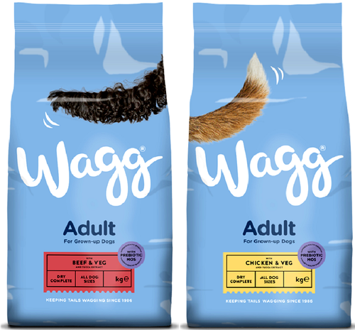 WAGG COMPLETE 1KG 2KG 4KG 12KG adult dry dogs food biscuits bp chicken ...