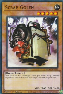 YUGIOH CARD SCRAP GOLEM MGED-EN059 1ST EDITION | eBay