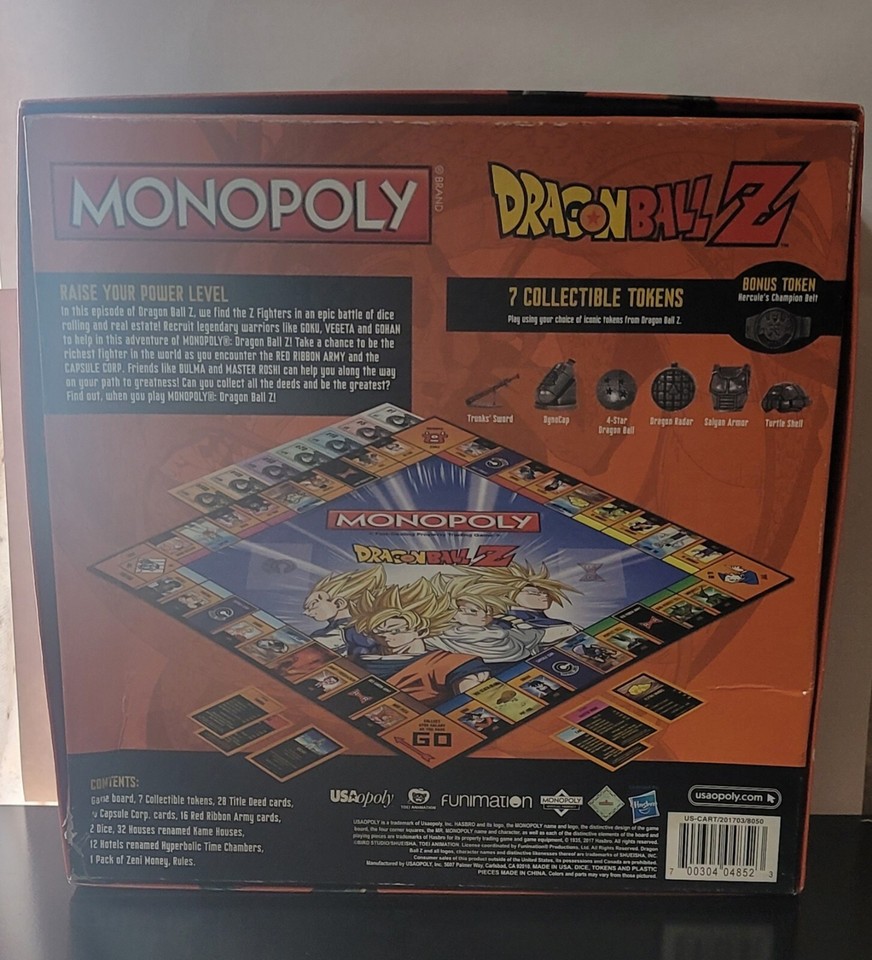 Dragonball Z Monopoly Board Game Brand New | eBay