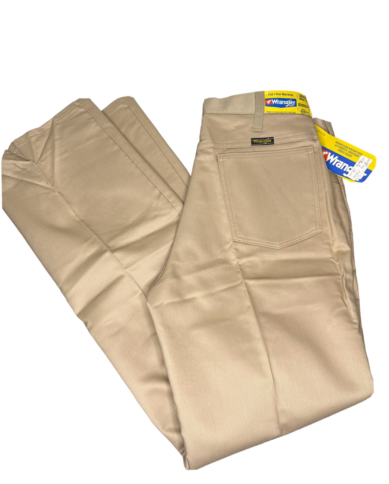 Vintage 70s WRANGLER WRANCHER WESTERN DRESS JEANS 34x… - Gem