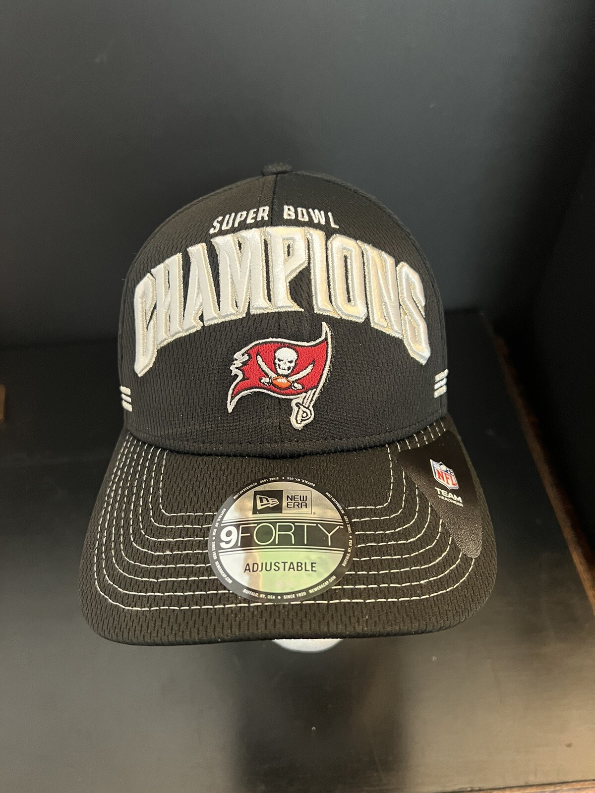 2021 Tampa Bay Buccaneers Cap Hat New Era 9 FORTY SUPER BOWL LV CHAMPS ...